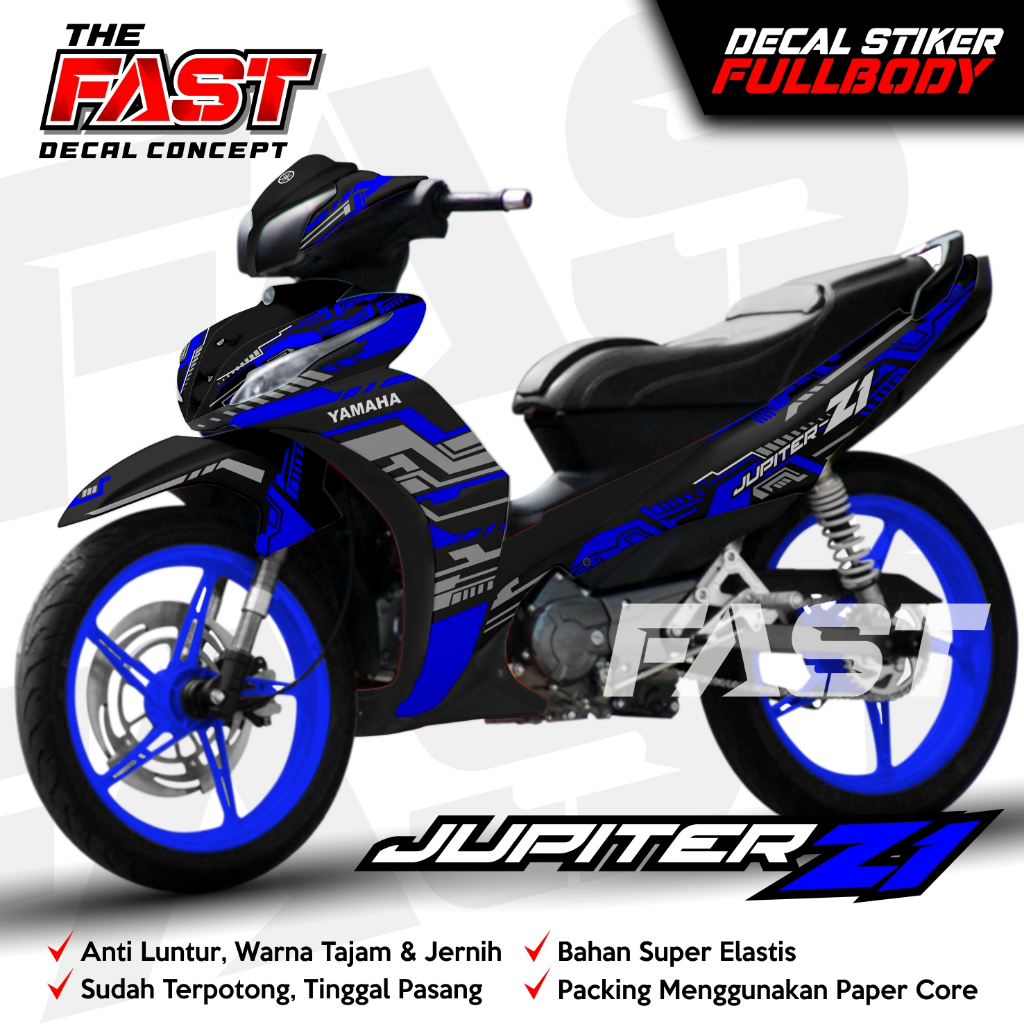 Jual Stiker Decal Motor Jupiter Z1 Fullbody Robot Grafis Simpel ...