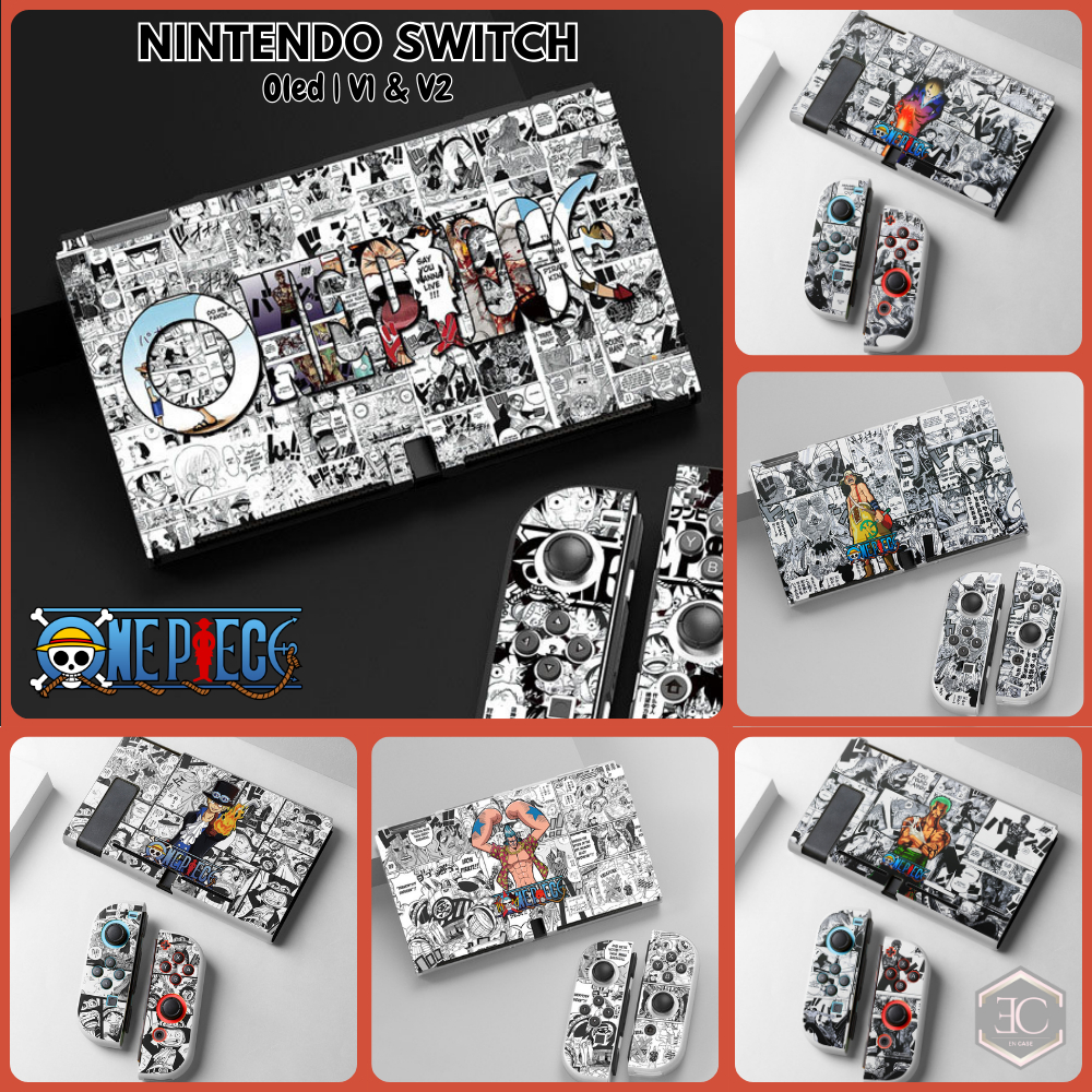 Jual Nintendo Switch V1 V2 Oled Protective Silicon Case One Piece Comic ...