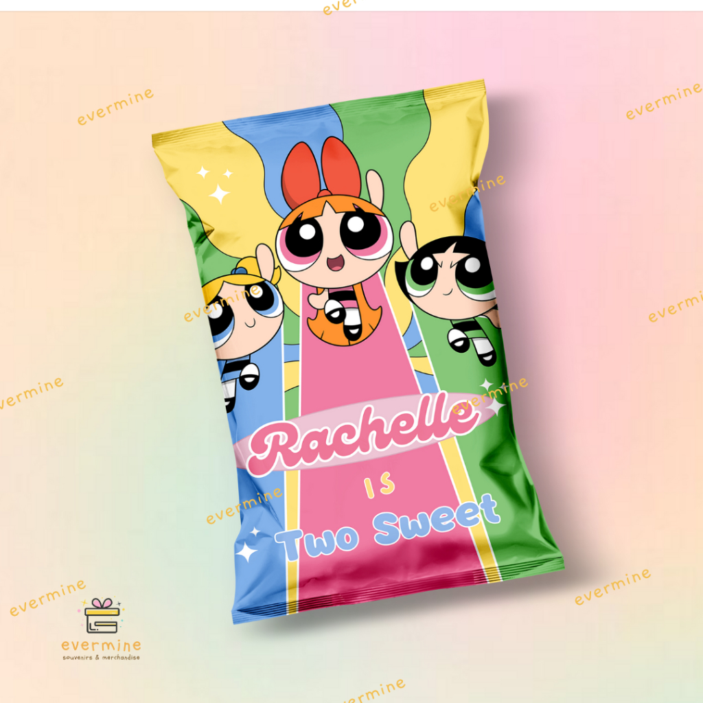 Jual [Mini Powerpuff Girls] Snack Pouch Birthday Ulang Tahun Custom ...