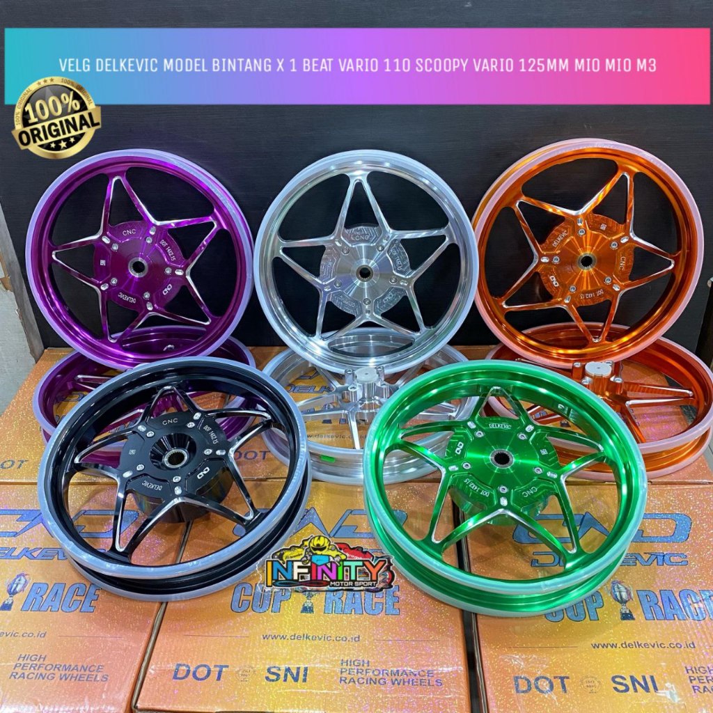 Jual VELG X-1 BINTANG UNIVERSAL UNTUK MIO SPORTY VARIO 110 VARIO 125 ...