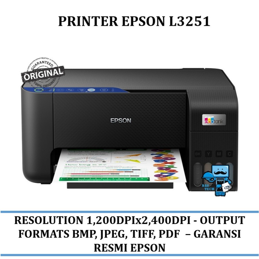 Jual Printer Epson L3251 Print-Scan-Copy Wi-Fi Original - Garansi Resmi ...