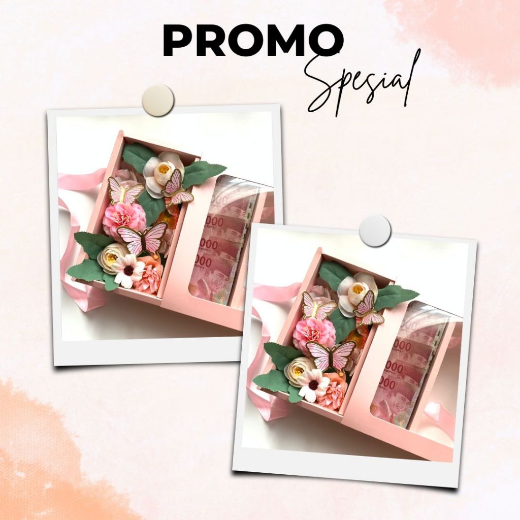 Jual Buket Uang Asli Pecahan 100rb / Money Bouquet / Jasa Bucket Uang Aesthetic / Hadiah Wisuda ...