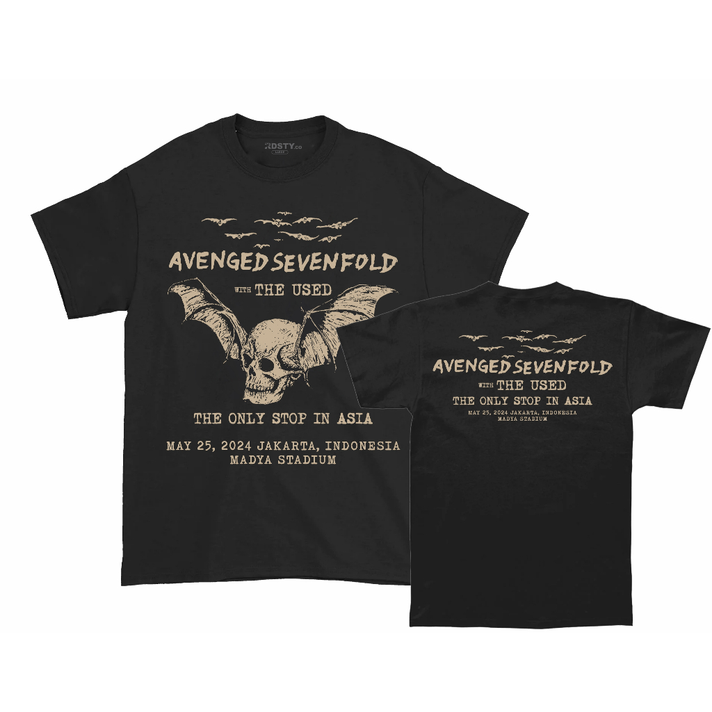 Jual T-shirt Avenged sevenfold a7x LOOKING INSIDE MOCHA | Shopee Indonesia