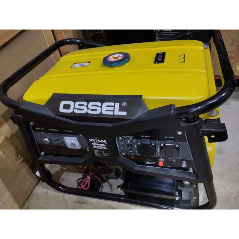 Jual Mesin Generator Listrik OSSEL RX7500 Genset Bensin 5000 Watt ...