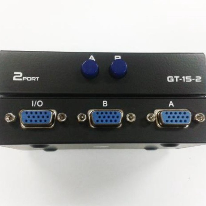 Jual 22 MALL VGA SWITCH 2 PORT SWITCHER VGA 2 INPUT 1 OUTPUT | Shopee ...