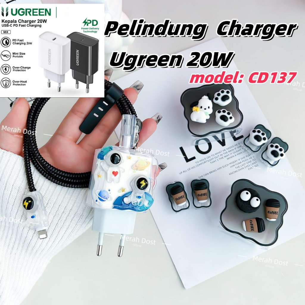 Jual Pelindung Kabel Carger Ugreen 20W Pelindung Adaptor Case Charger ...