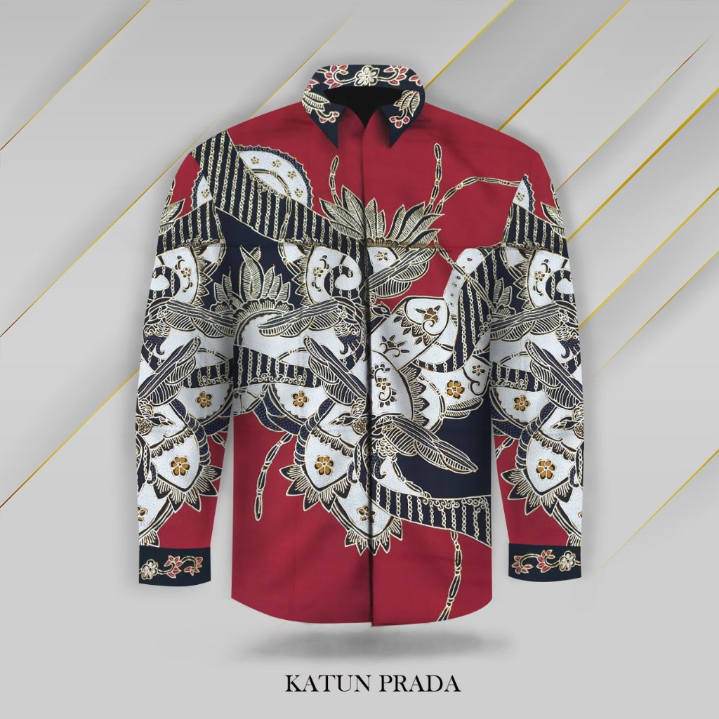 Jual kain batik katun tulis prada 025 motif macan motif batik ...