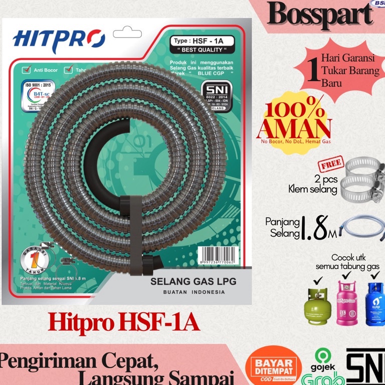Jual Rekomendasi Paket Selang Gas Flexible HITPRO | Shopee Indonesia