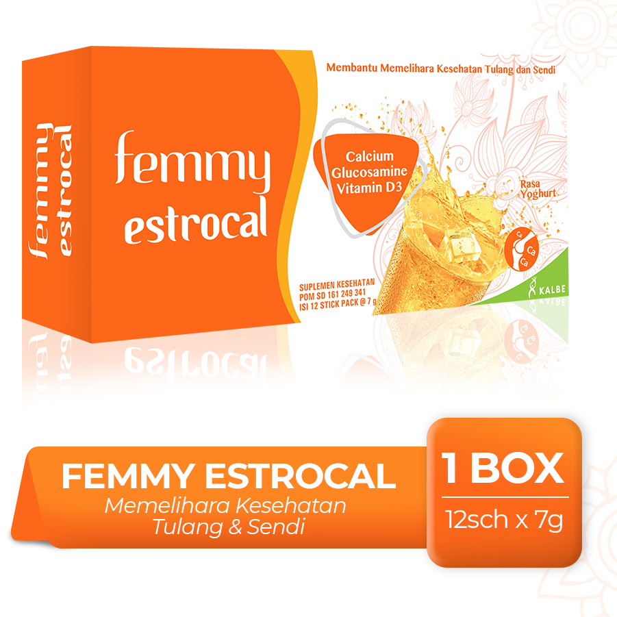Jual Femmy Estrocal Suplemen Kesehatan Tulang dan Sendi rasa Yoghurt ...