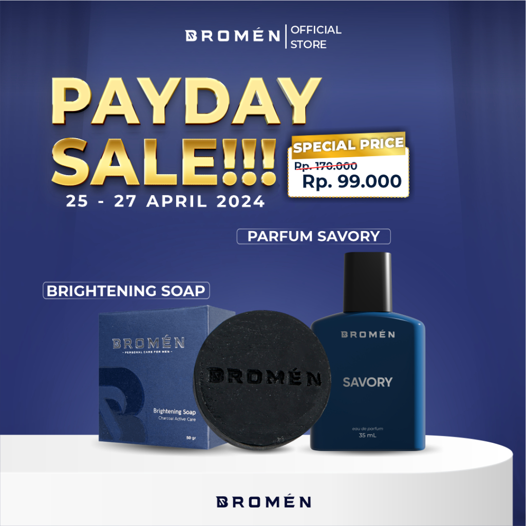 Jual BROMEN - Brightening Soap dan Eau De Parfum Savory (Paket Sabun ...