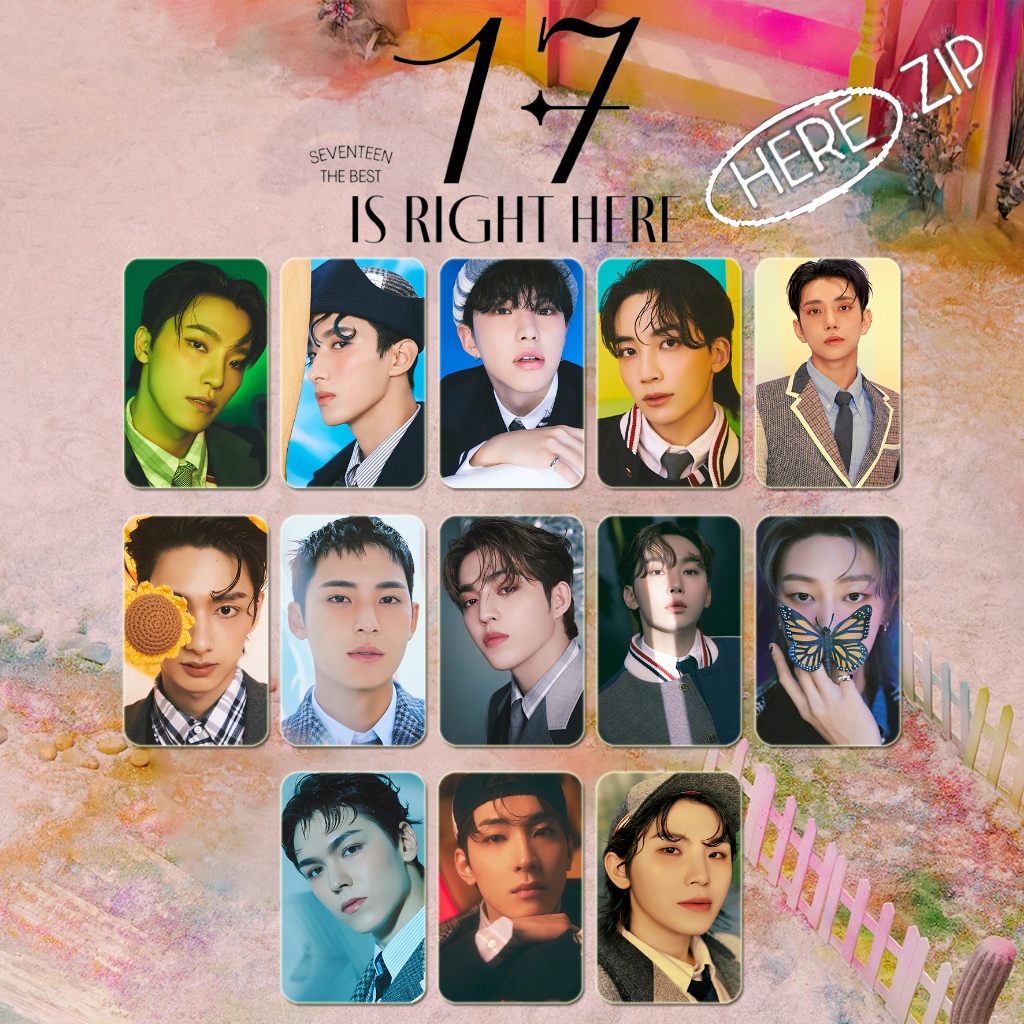 Jual PC-1624, Unofficial Photocard SEVENTEEN BEST ALBUM 17 IS RIGHT HERE (HERE.ZIP) 2 sisi ...