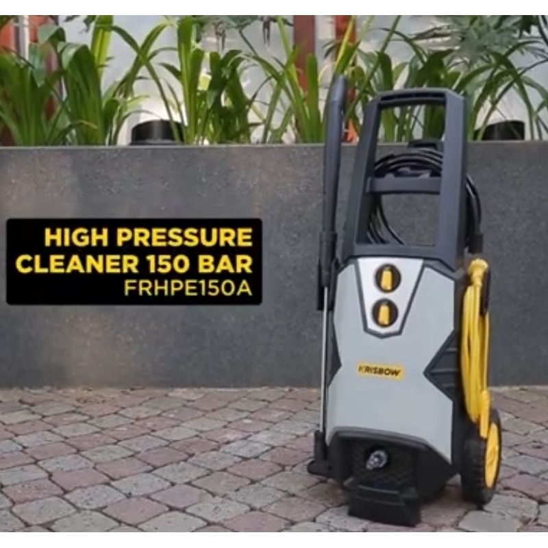 Jual High pressure cleaner 150 bar jet washer original krisbow | Shopee Indonesia