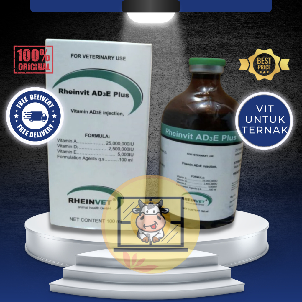Jual Rheinvit AD3E Plus 100 ml - mirip VITOL - Multivitamin Meningkatkan Produktivitas ...