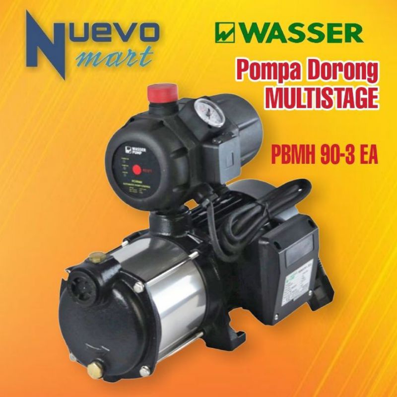 Jual Pompa Dorong WASSER PBMH 90-3 EA Multistage Booster Pump | Shopee ...