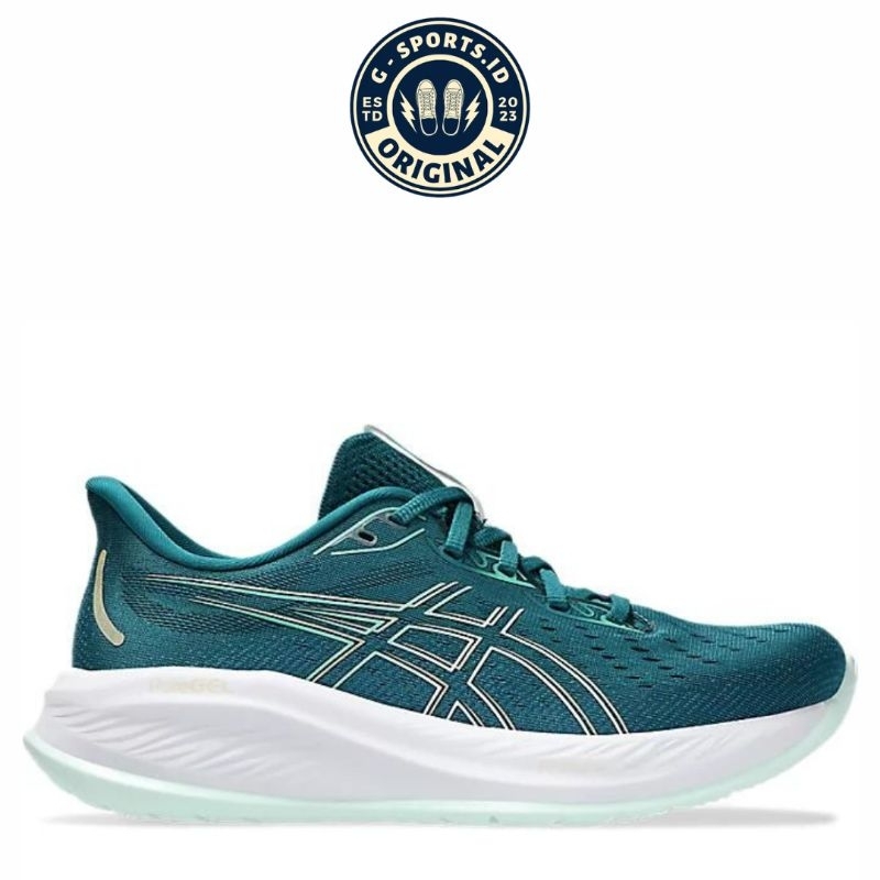 Jual Sepatu Lari Wanita Asics Gel Cumulus 26 Rich Teal/Pale Mint ...