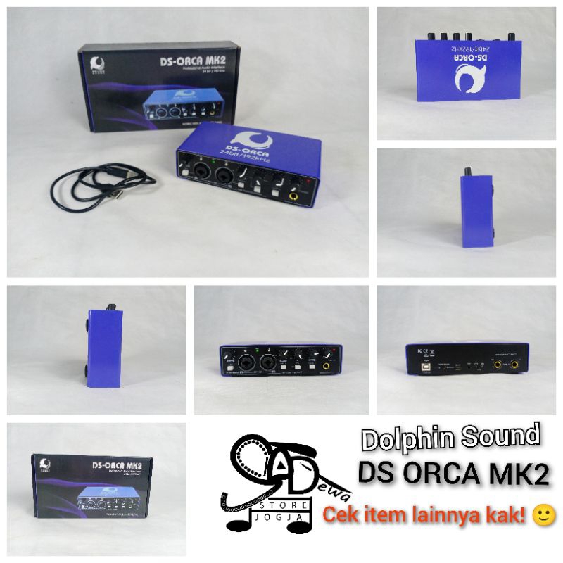 Jual SOUNDCARD DS ORCA MK2 DOLPHIN SOUND MKII MK 2 sdr sound card ds2 ...