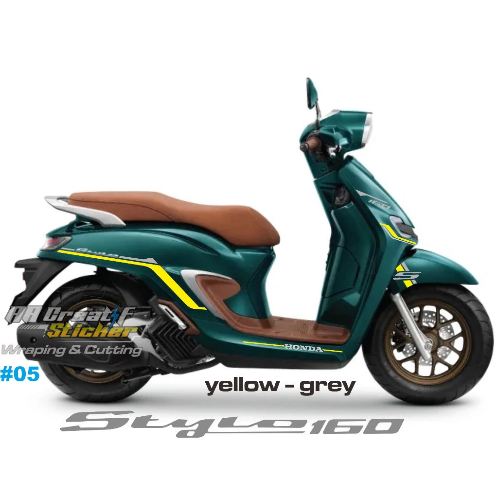 Jual CUTTING STICKER motor lis polet side decal HONDA STYLO 160 ...