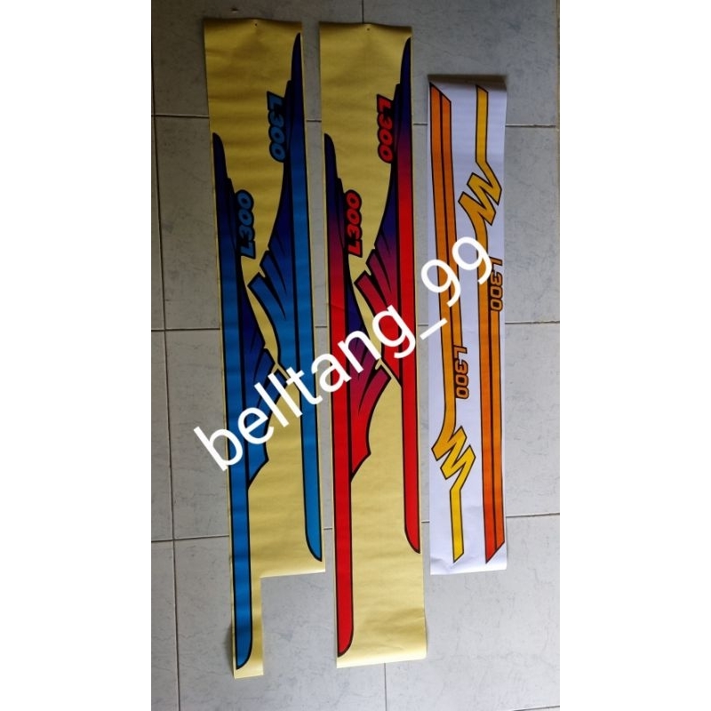 Jual Sticker stiker l300 pick up kuning/ stiker sticker l300 pick up ... Jual Sticker stiker l300 pick up kuning/ stiker sticker l300 pick up ...
