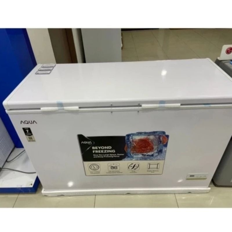 Jual BOX FREEZER AQUA 300LITER AQF-305GC BOX 300 LITER AQUA | Shopee ...