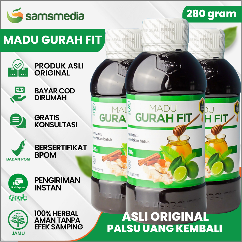 Jual Madu Gurah Fit Asli Untuk Dewasa Madu Gurahfit Obat Batuk Radang ...