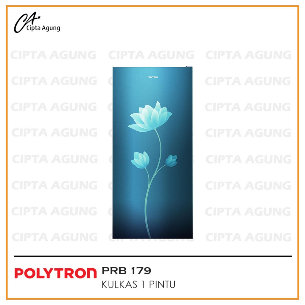 Jual POLYTRON KULKAS 1 PINTU 170 LITER PRB 179 B/R METALLIC SERIES ...