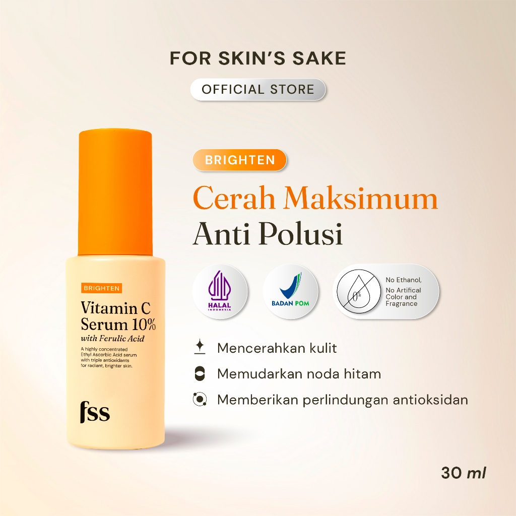 Jual For Skin's Sake FSS Vitamin C Serum Mencerahkan Kulit Memudarkan ...