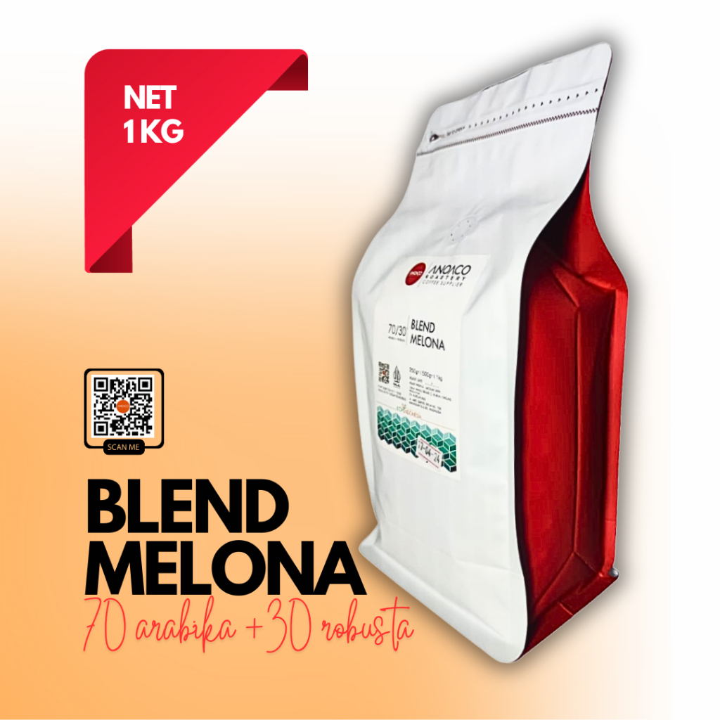 Jual ANOACO COFFEE ROASTERY KOPI BIJI BUBUK BLEND MELONA 1000GR ...