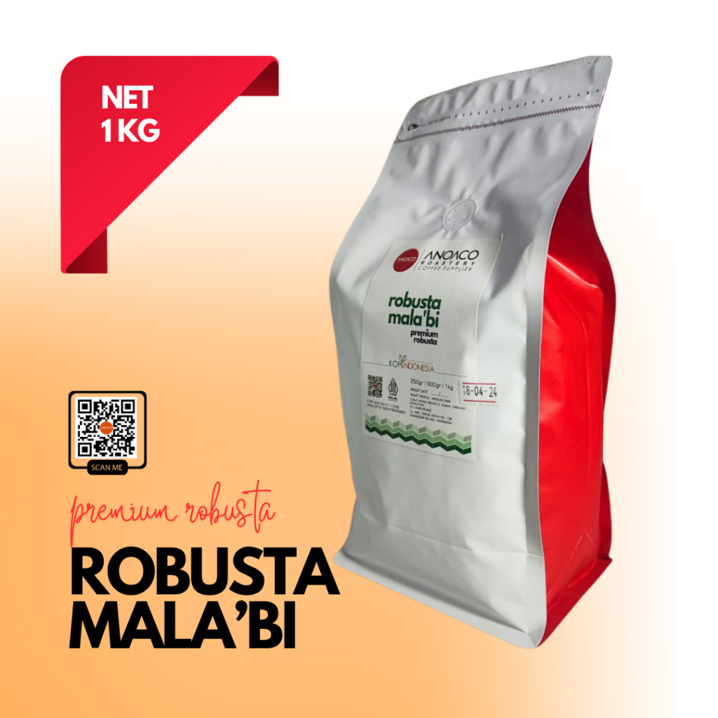Jual ANOACO COFFEE ROASTERY KOPI ROBUSTA PREMIUM MALA'BI 1KG | Shopee ...