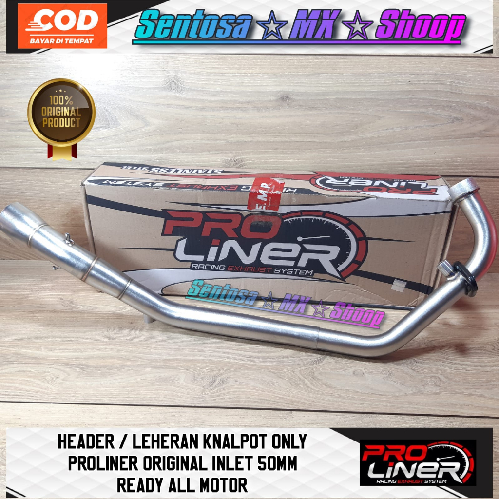 Jual ( PROLINER ORIGINAL ) PIPA LEHER KNALPOT - HEADER KNALPOT RACING ...