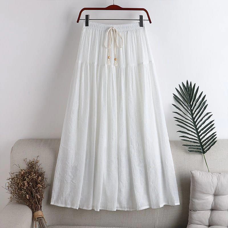 Jual rok hitam KALIYA /Korean style //rok putih // BAWAHAN WANITA/ROK ...
