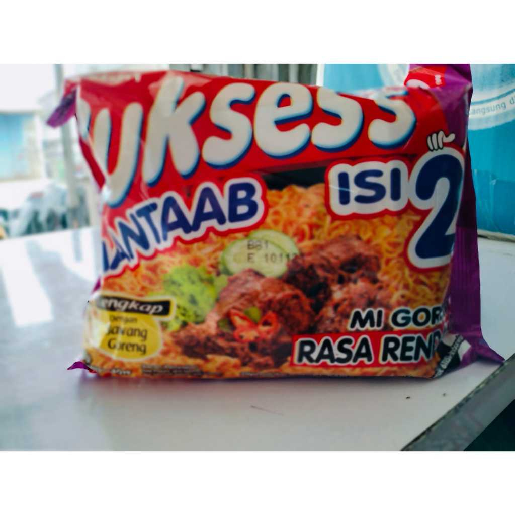 Jual MIE SUKSESS ISI 2 RASA RENDANG 132G | Shopee Indonesia