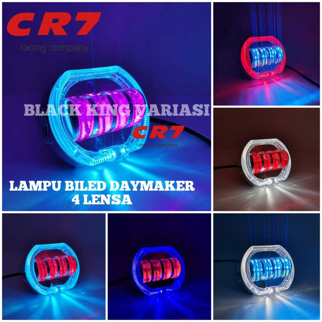 Jual Lampu Tembak Led Projie 4 Lensa Lampu Biled Daymaker Led Lampu ...