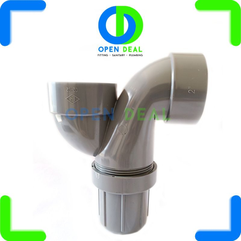 Jual P-Trap D 2" inch PVC Rucika / P Trap / Saluran Buang Wastafel ...