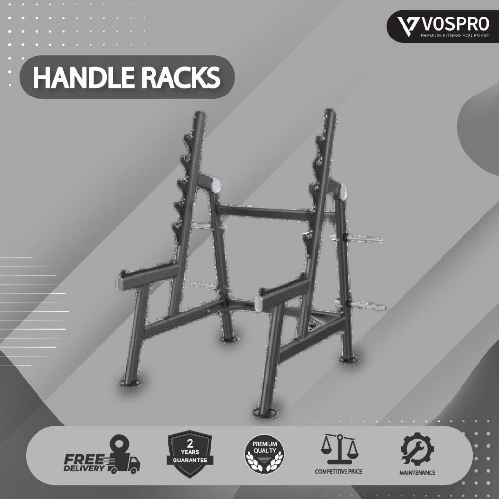 Jual VOSPRO Handle Rack / SQUAT RACK - Alat Fitness Gym Komersial ...