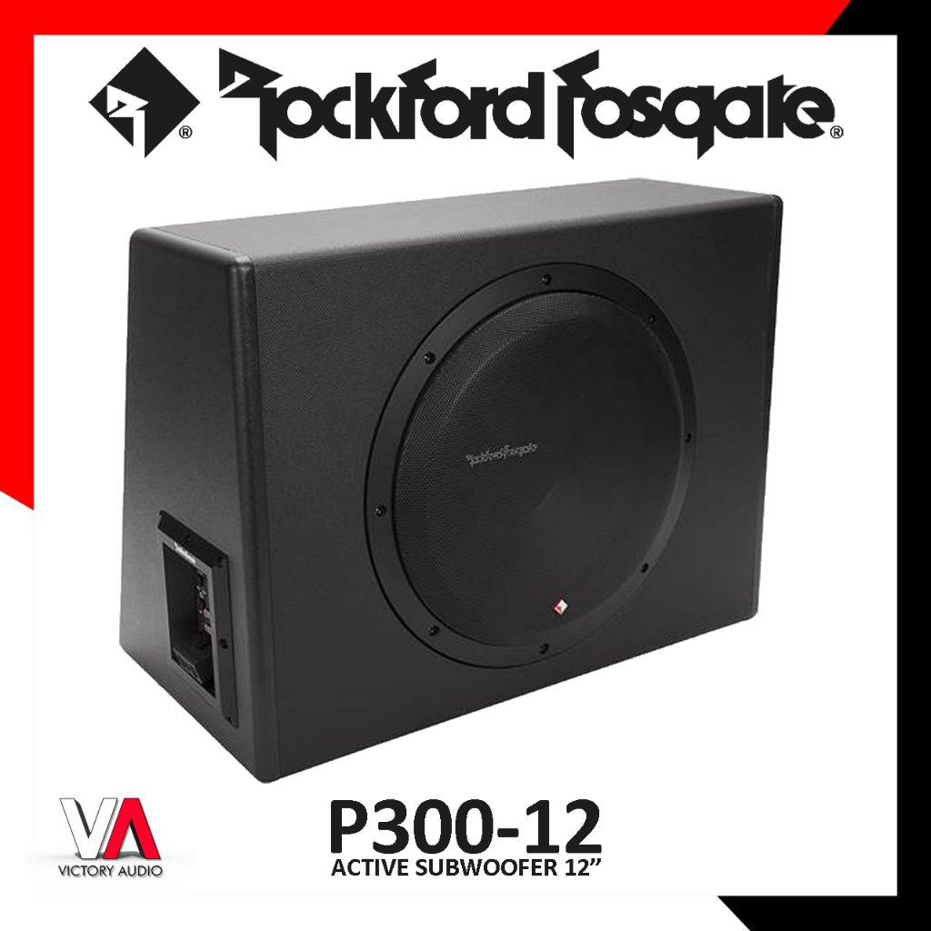 Jual Subwoofer Aktif Rockford Fosgate P300-12 Active Sub 12 Inch Built ...