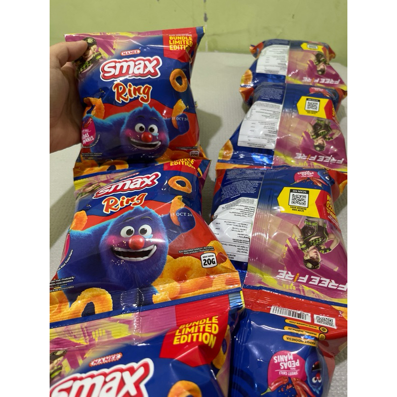 Jual Snack Smax Ring 18gram- 1 Pak Isi 10 Pcs | Shopee Indonesia