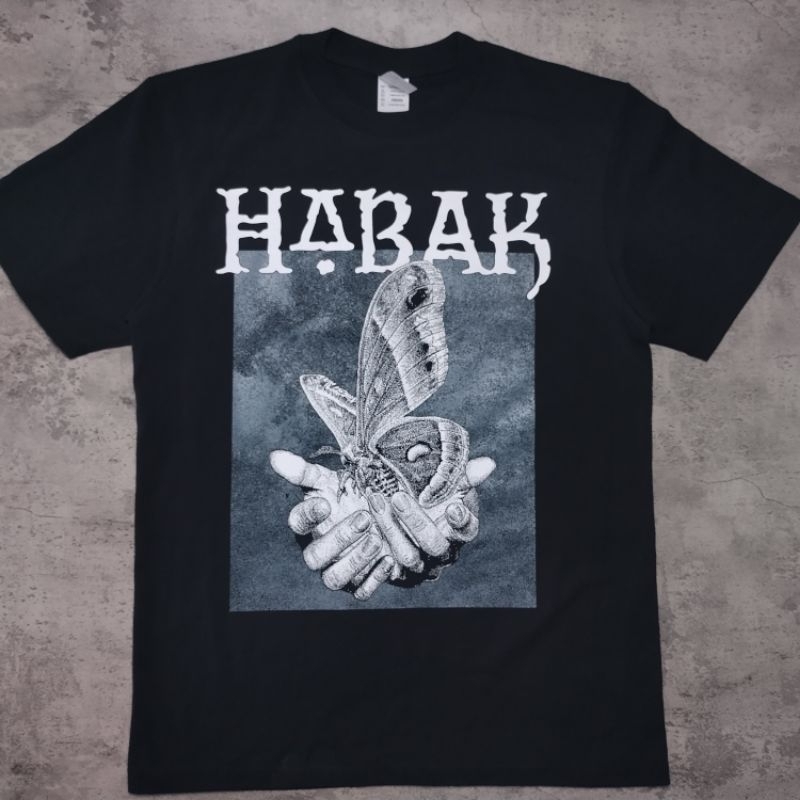 Jual KAOS BAND HABAK tag stitch supply heavy cotton 16s | Shopee Indonesia