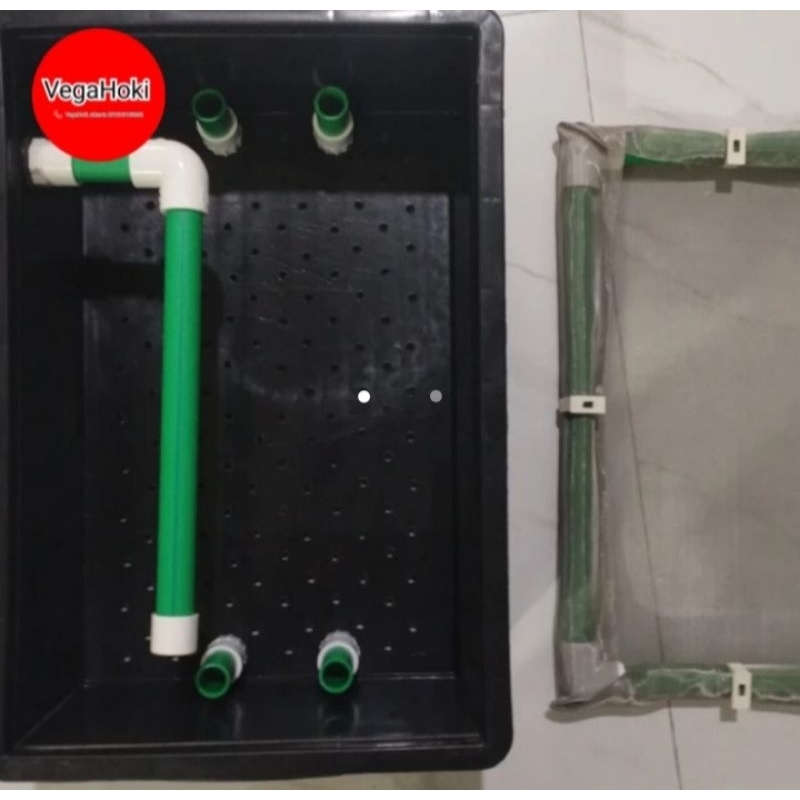 Jual trickle filter box bagian atas + Filter Sieve Kawat Stainless Mesh ...