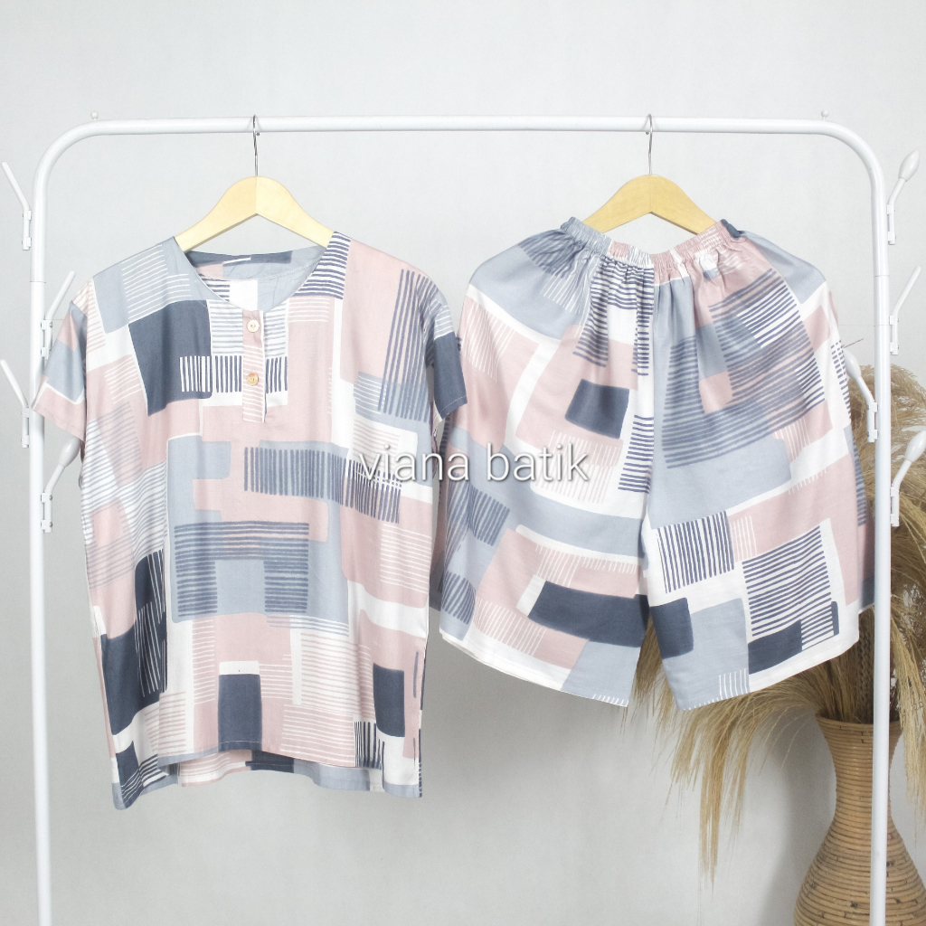 Jual Setelan Baju Tidur Wanita One Set Celana Pendek Bahan Rayon Motif Karakter KRMK | Shopee ...