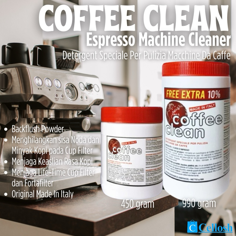Jual Coffee Clean Espresso Machine Cleaner Bubuk Descaler Diterjen ...