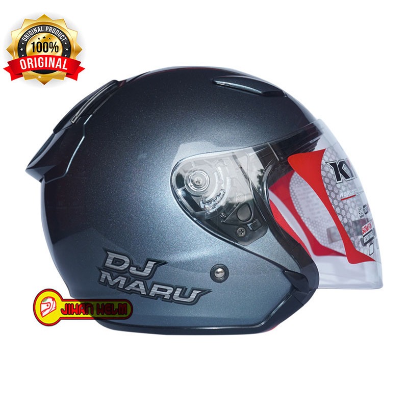 Jual Helm Half Face Dewasa KYT DJ MARU SOLID LIGHT PEACE (PINK) ORIGINAL TERMURAH | Shopee Indonesia