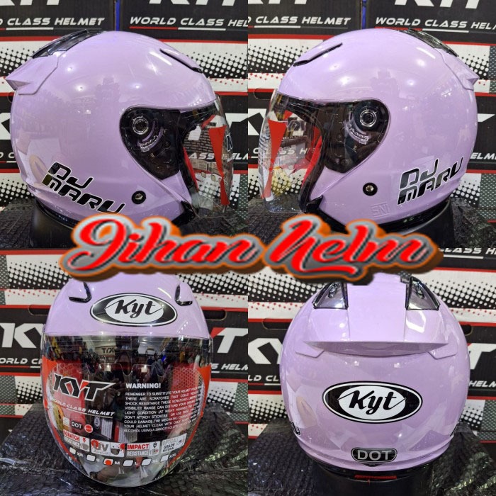 Jual HELM KYT DJ MARU HALF FACE SOLID GORILLA GREY GLOSSY ORIGINAL TERBARU | Shopee Indonesia