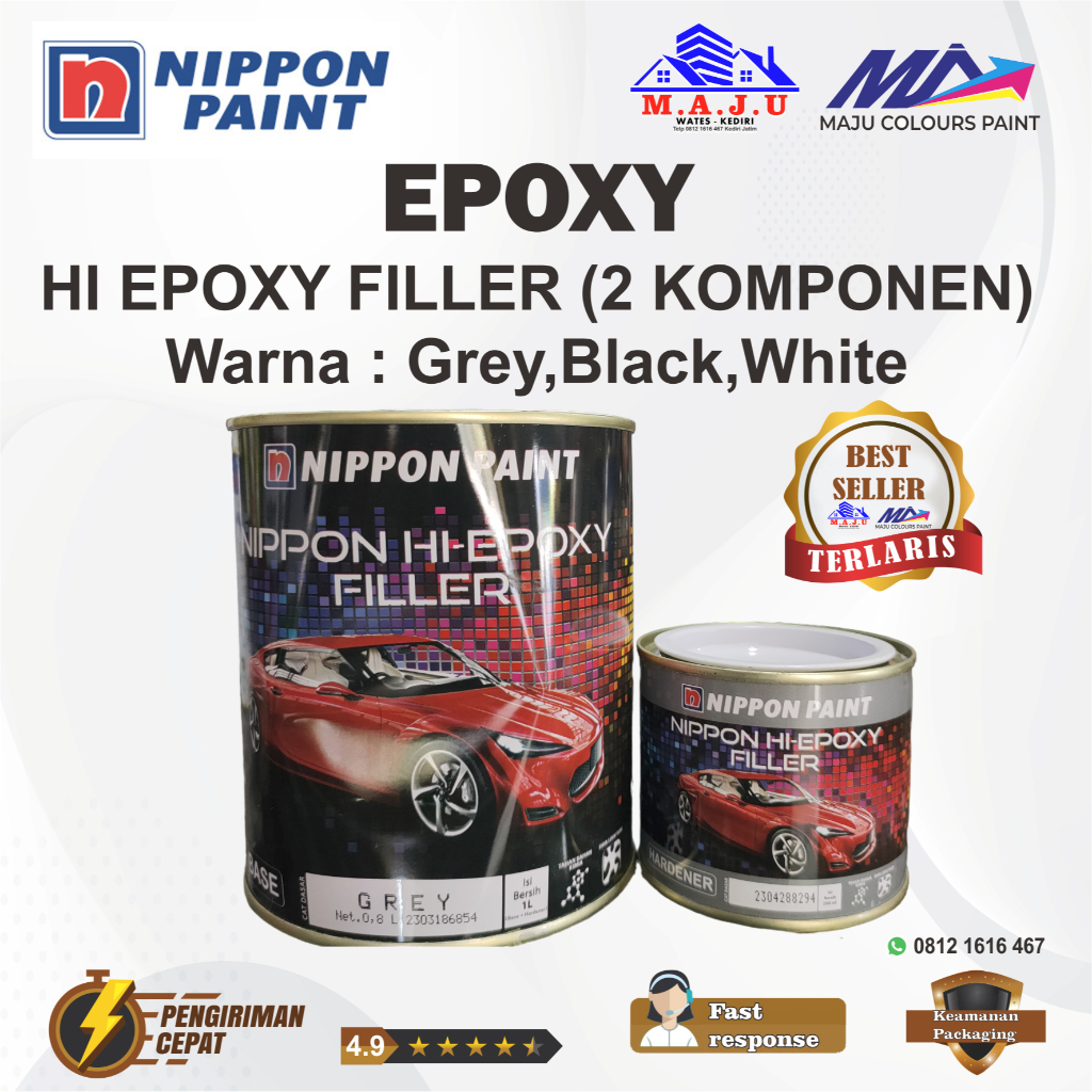 Jual NIPPON EPOXY HI-EPOXY FILLER 1L | Shopee Indonesia