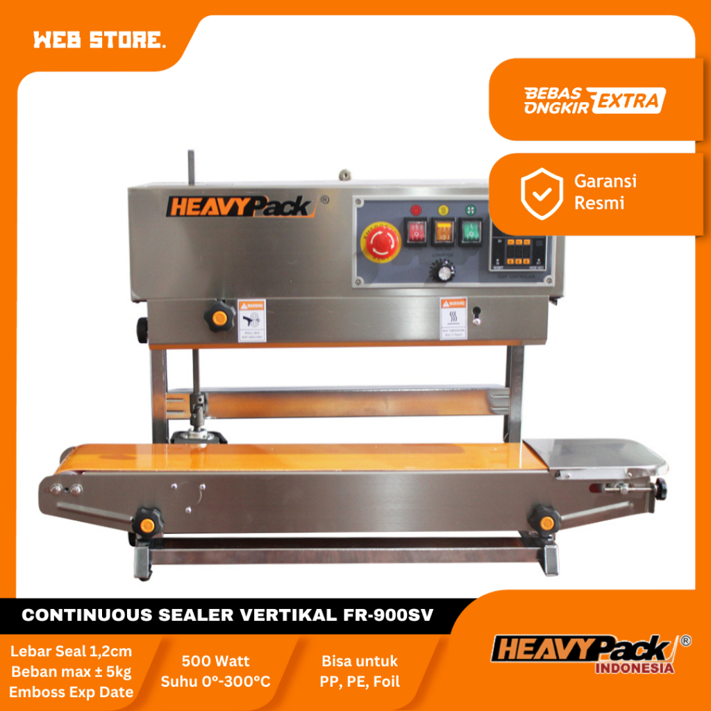 Jual Mesin Segel Plastik Kemasan Press Plastik Snack Continuous Band ...