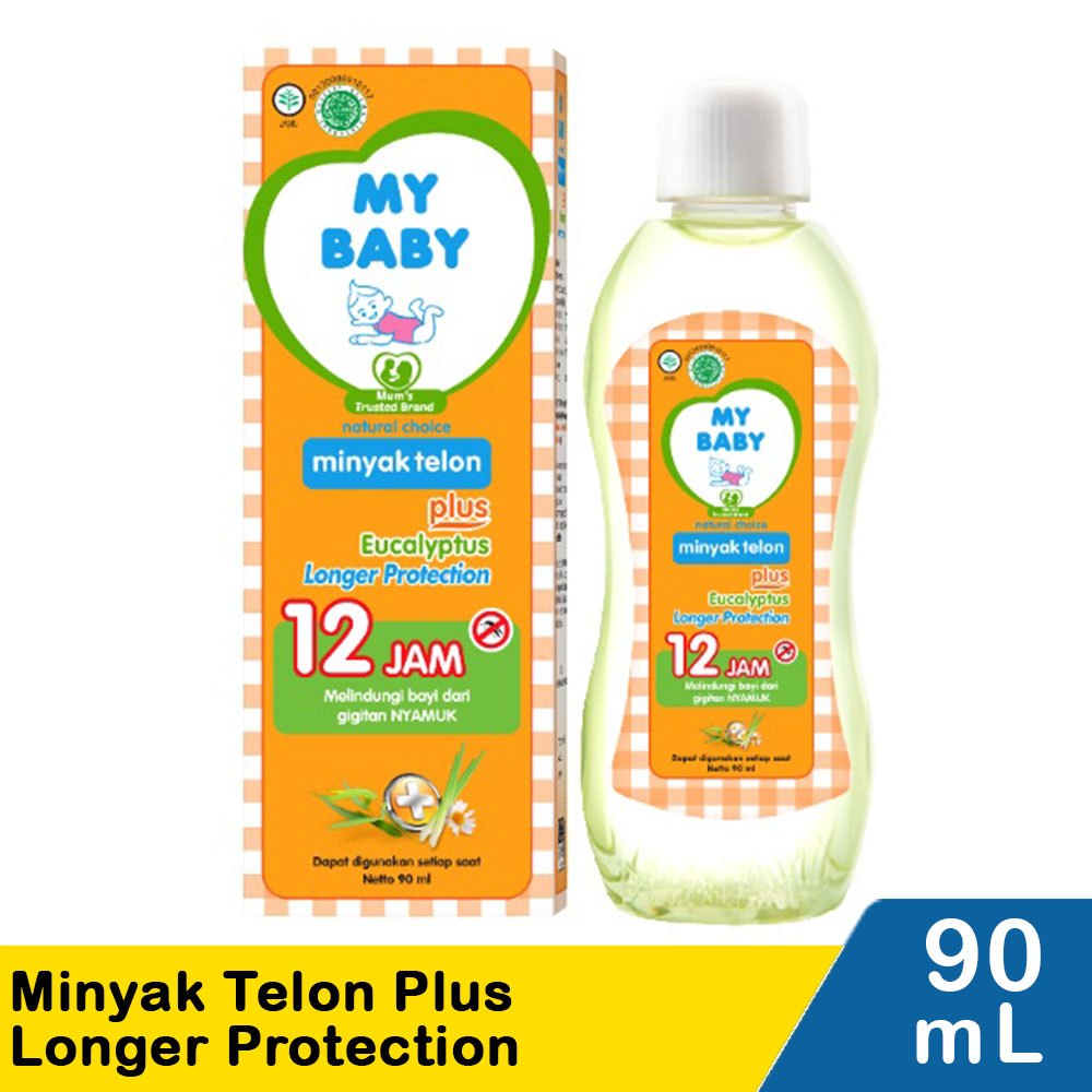 Jual My Baby Minyak Telon Plus Longer Protection 90ml & 60ml | Shopee ...