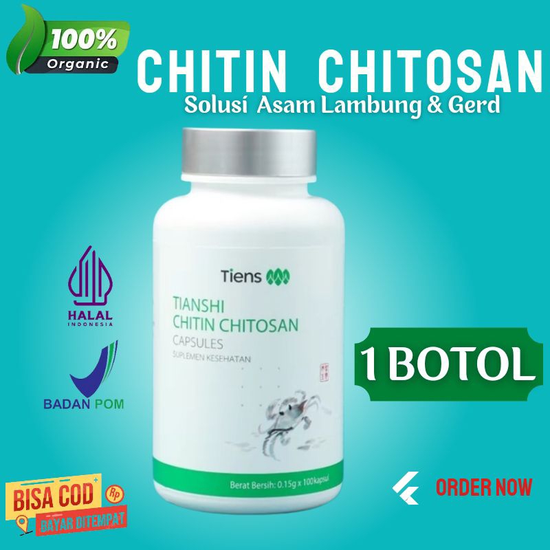 Jual HERBAL CHINA Serat Chitin Tiens Chitosan - Tianshi Chitin Chitosan ...