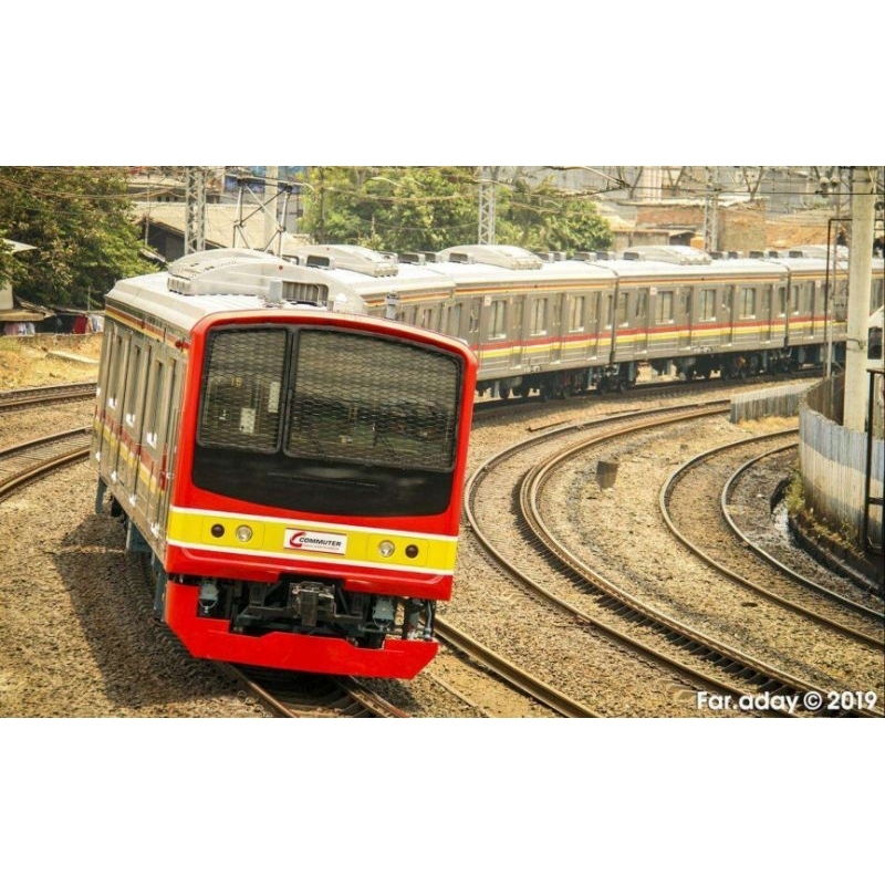 Jual miniatur KRL seri JR205 skala HO railking | Shopee Indonesia