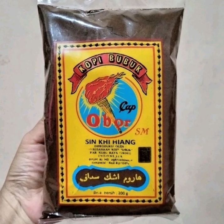 Jual Kopi Bubuk Cap Obor SIN KHI HIANG / Kopi Obor (200g) Kopi Bubuk ...