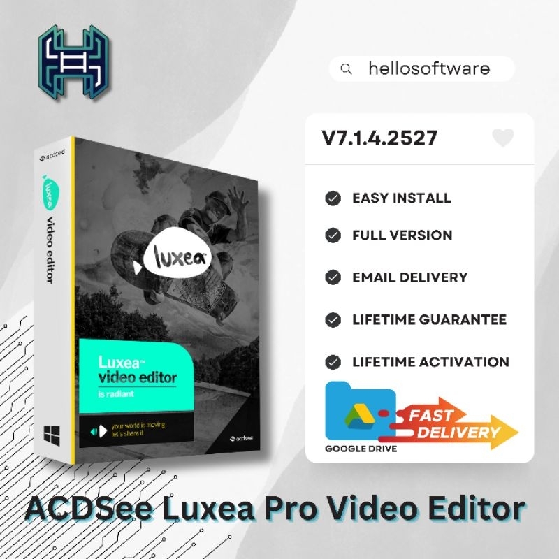 Jual ACDSee Luxea Pro Video Editor 2024 7.1.4.2527 Full Version (Versi ...