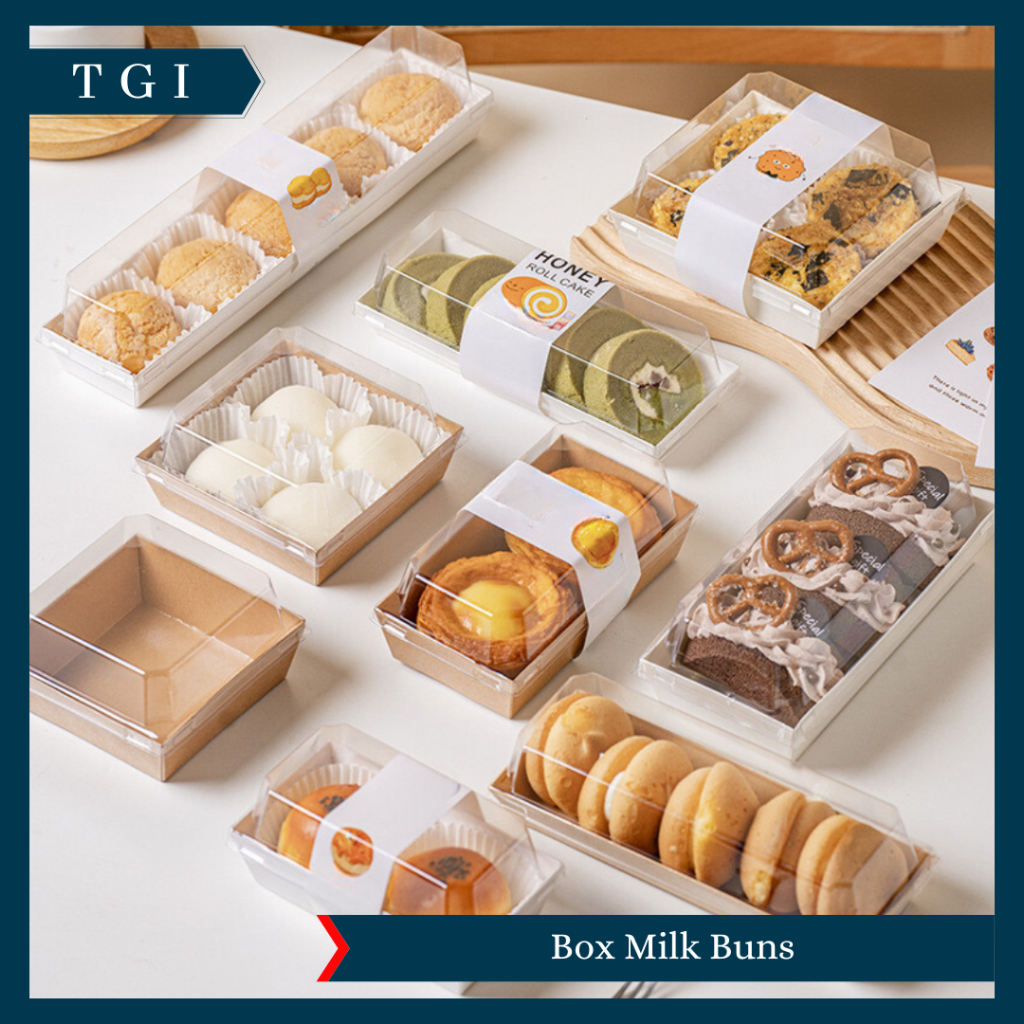 Jual TGI - DESSERT BOX MINI CAKE BOX KOTAK PENYIMPANAN KUE BOX MILK ...